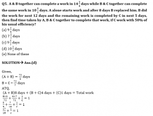 Time and Work Formulas- Concept and Questions with Example