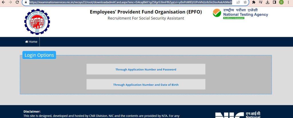 EPFO SSA Answer Key 2023 Out, Response Sheet PDF Download Link